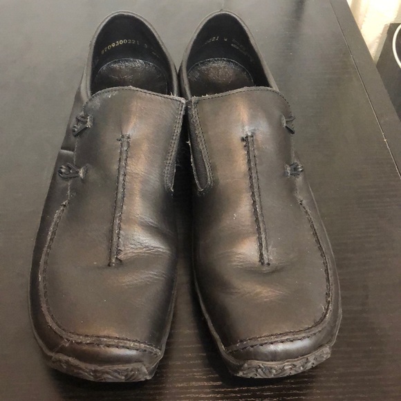 Rieker | Shoes | Rieker Antistress Loafer Womens 4 Leather Black Slip ...